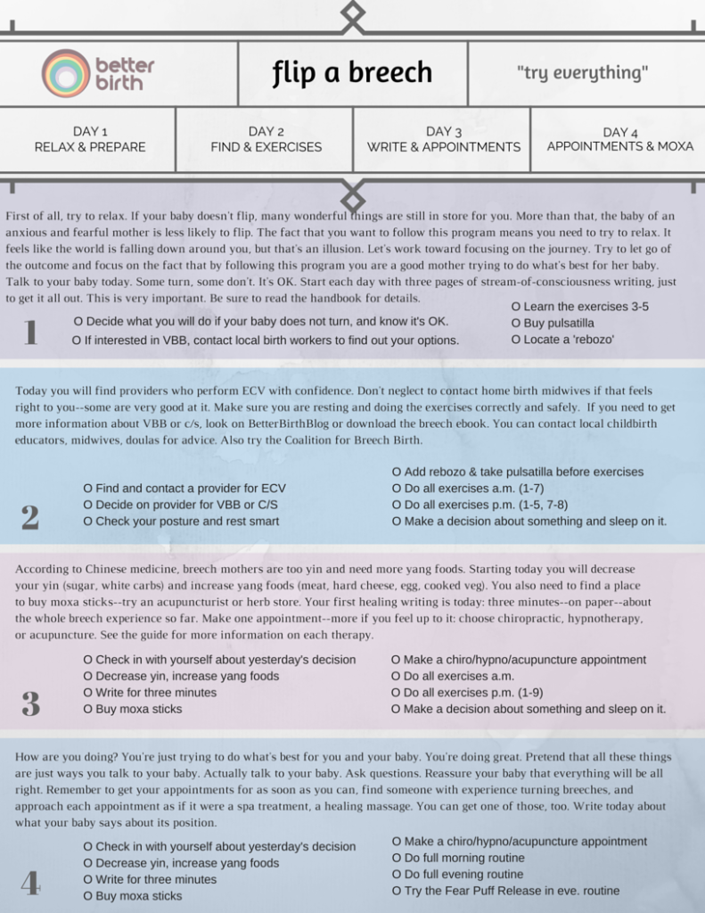 Breech Baby Handbook - Better Birth Blog