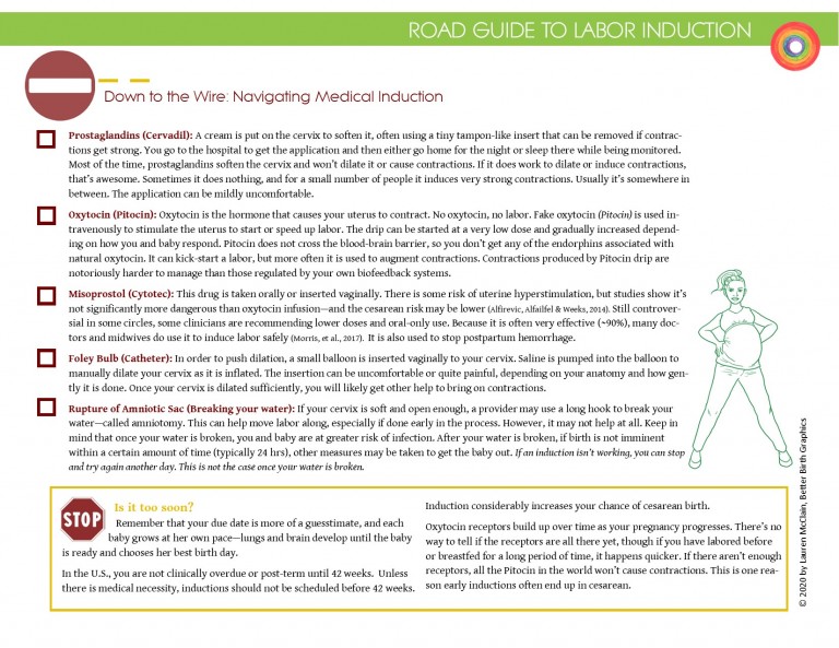 Natural Ways to Induce Labor at Home: Induction Handout - Better Birth Blog